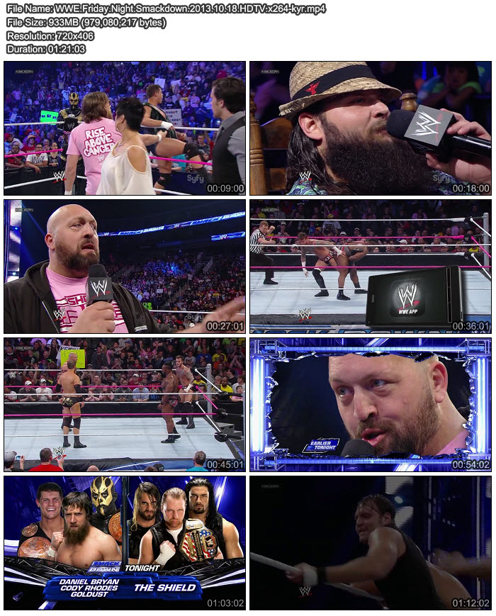 [WWE] Friday Night Smackdown.2013.10.18.HDTV.x264-kyr : 무료 보기 다운로드